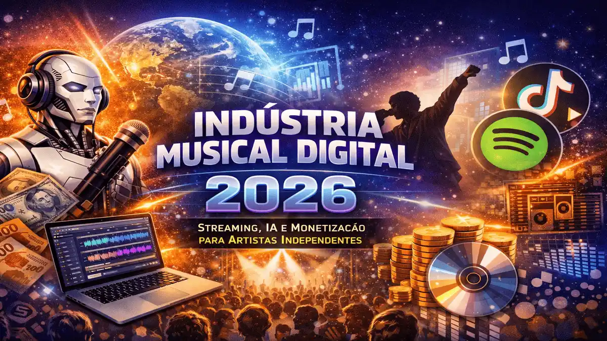 IA generativa na música 2026 - Indústria Musical Digital